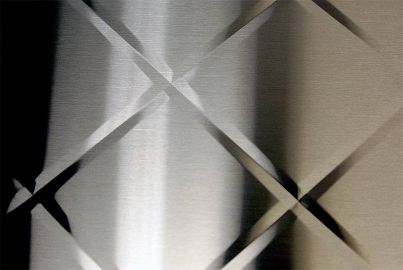 Stainless Supply | Stainless Steel Diamond Quilted Pattern