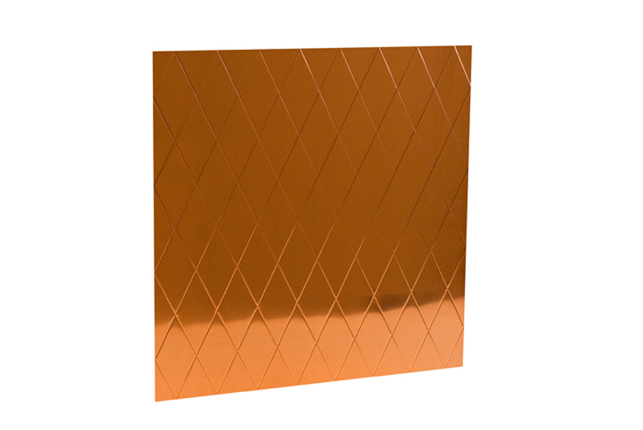 Copper Embossed Pattern - Diamond Quilted | Stainless Supply