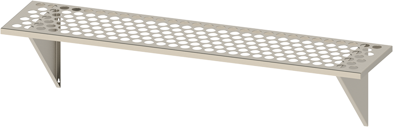 STAINLESS STEEL FIXED SHELVING